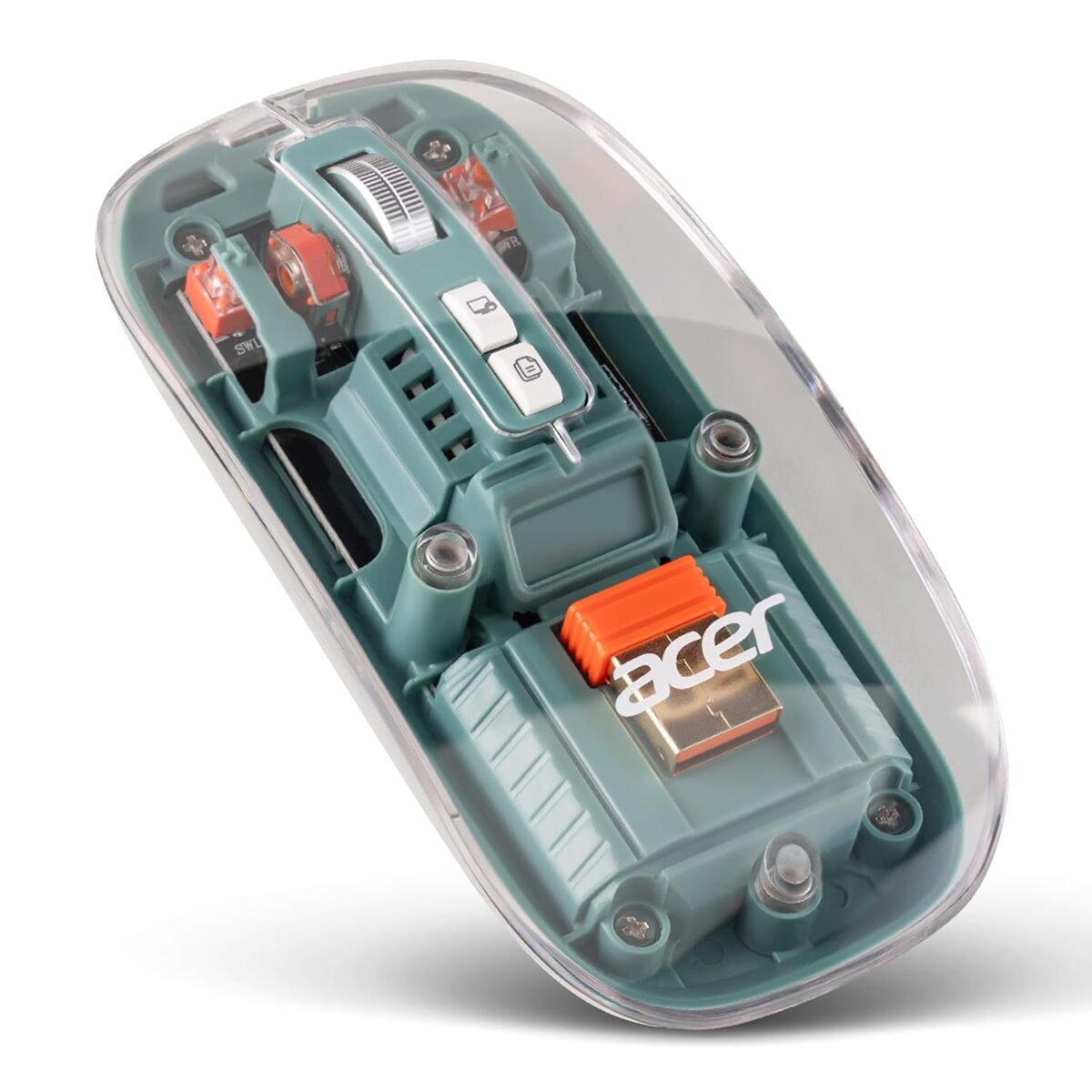 Acer Clearview Transparent Wireless Mouse | Triple Mode, Silent Click ...